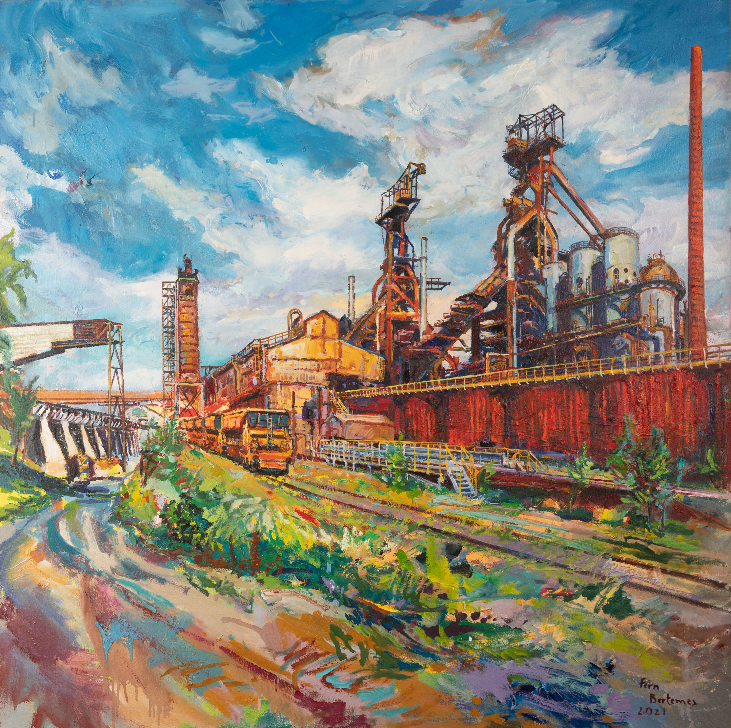 Serigraphie fir Esch 2022 – zesummen, wann och verschidden – Fondation Sainte-Irmine